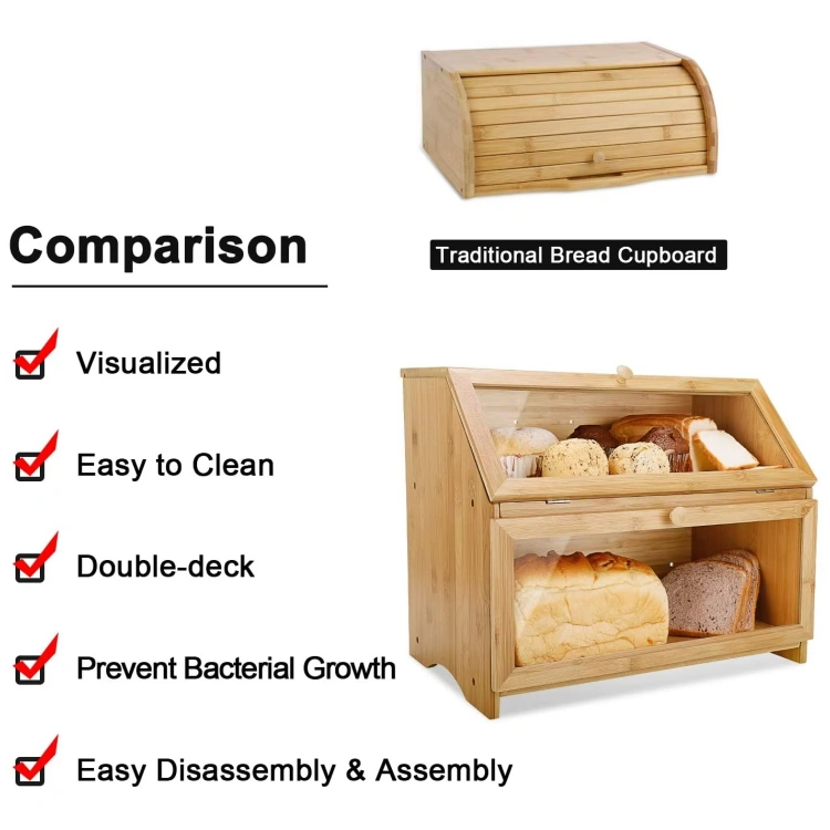 Bamboo Fibre Bread Bin