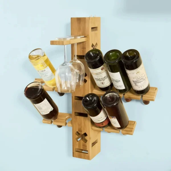 Wall Mounted Wine Glass Rack